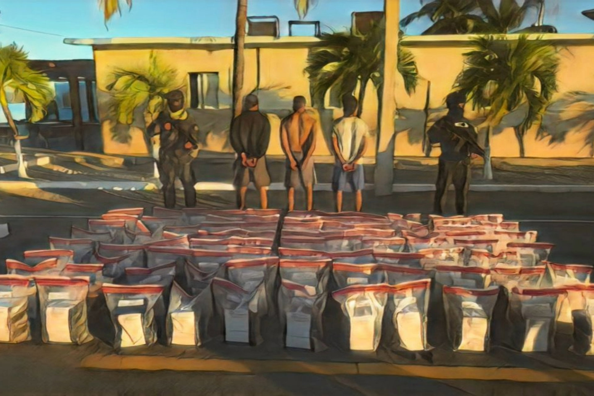 Golpe Al Narcotráfico En Baní Incautan 429 Paquetes De Cocaína Y